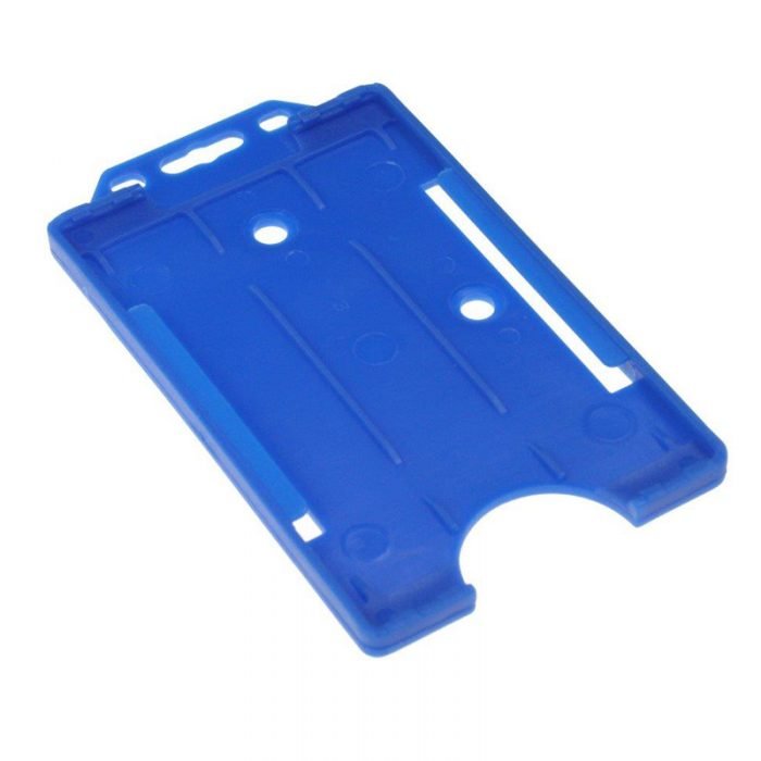 Blue Open Faced Biodegradable Card Holders - Portrait - Pack of 100 ...