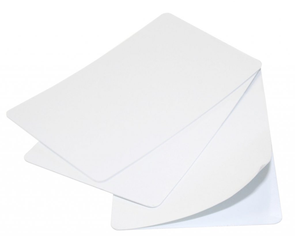 Blank White Self Adhesive Cards 320 Micron - 100 Pack - Modulus Card ...