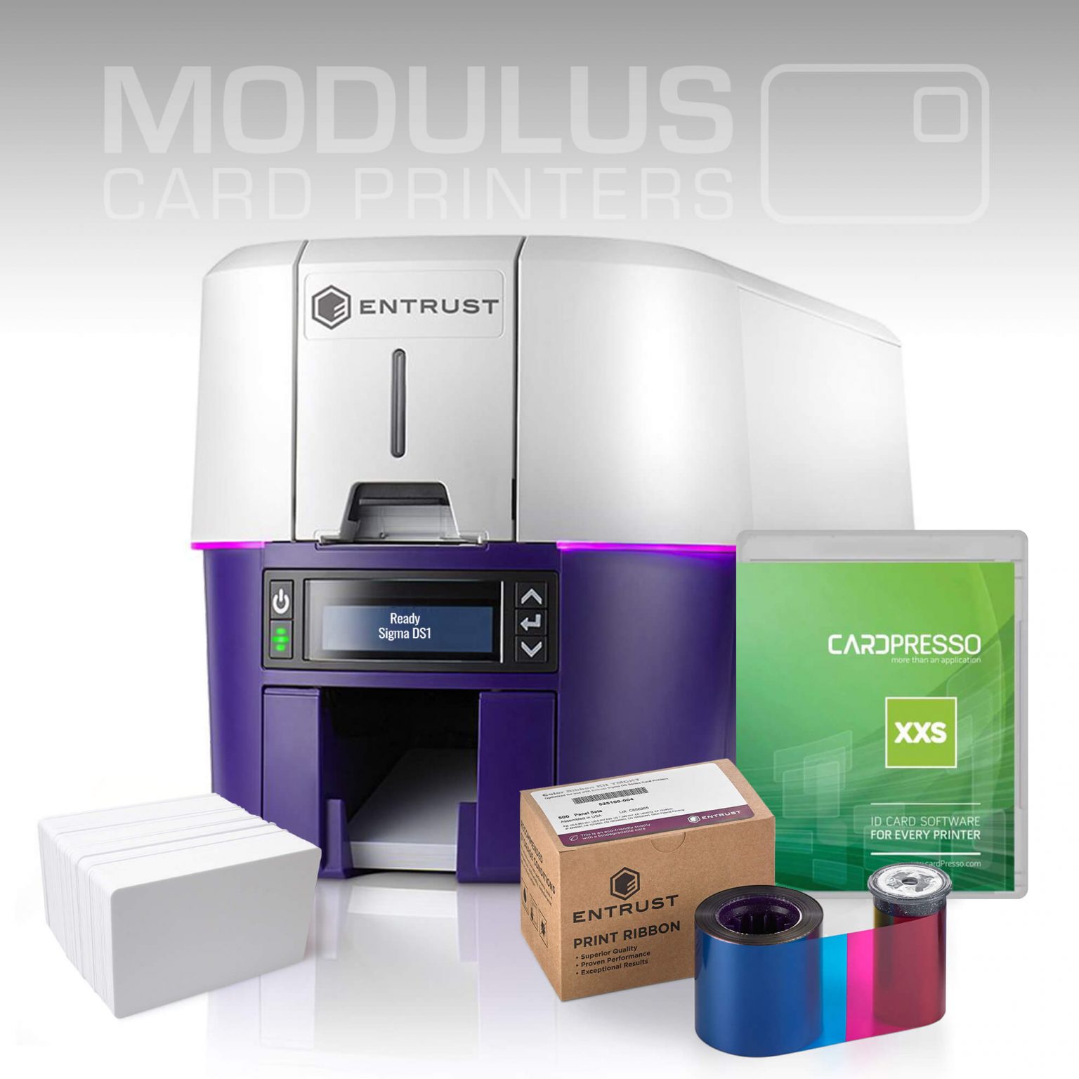 Entrust Sigma DS1 ID Card Printer Package | Modulus Card Printers